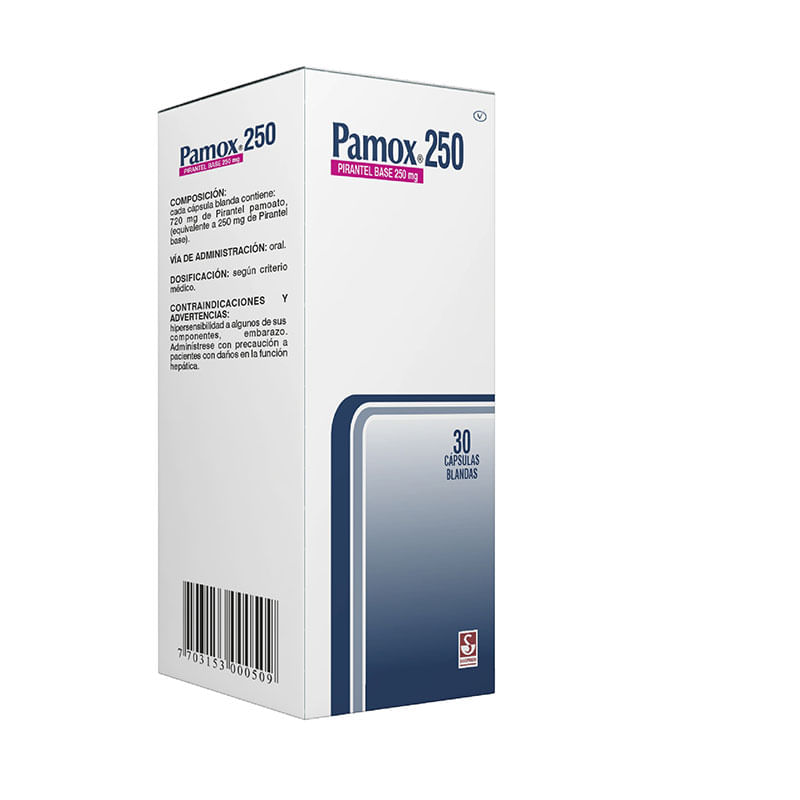 Pamox 250 Mg 30 Capsulas