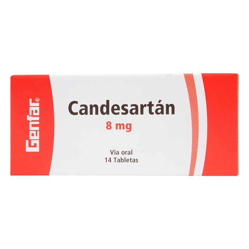 CANDESARTAN 8 MG 14 TABLETAS GF(M)6532