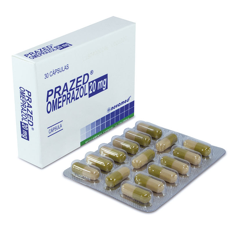 PRAZED 20 MG 30 CAPSULAS