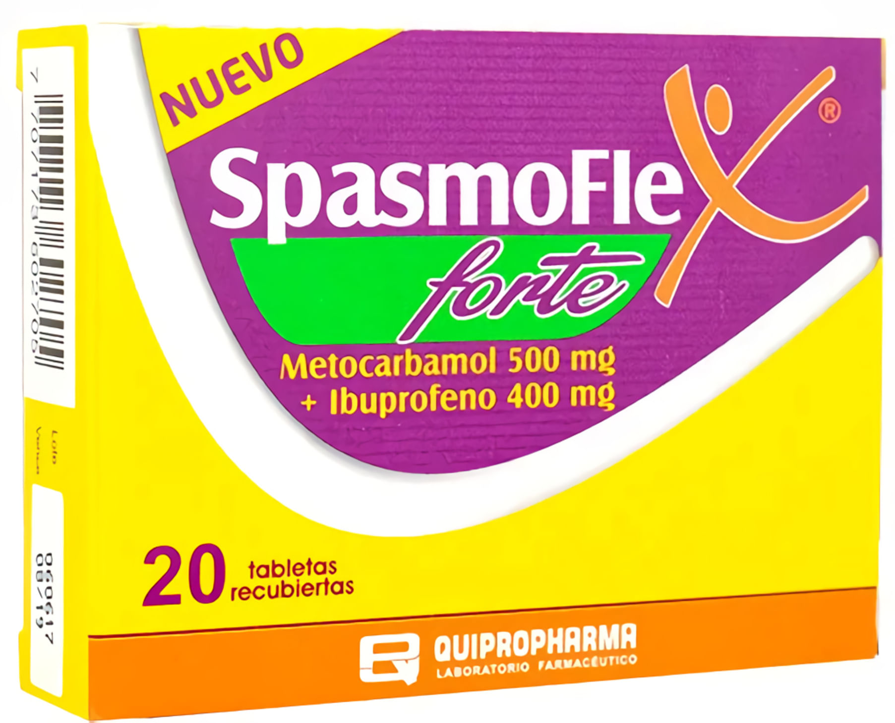 SPASMOFLEX FORTE 500 MG 20 TABLETAS