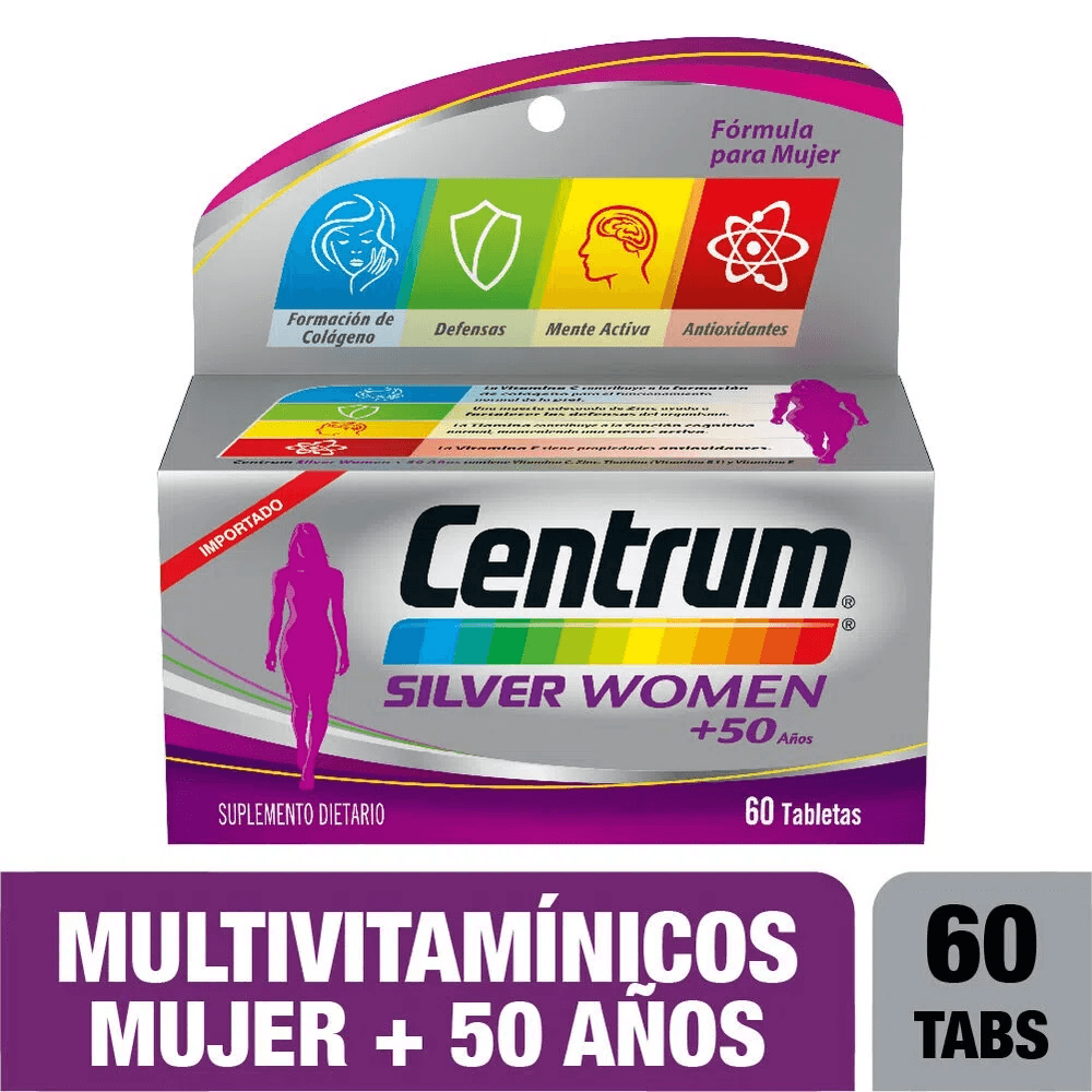 Centrum Silver Women +50 60 Tabletas