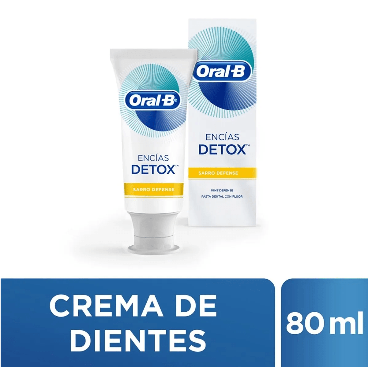 Crema Dental Oral-B Encias Detox 80 Ml