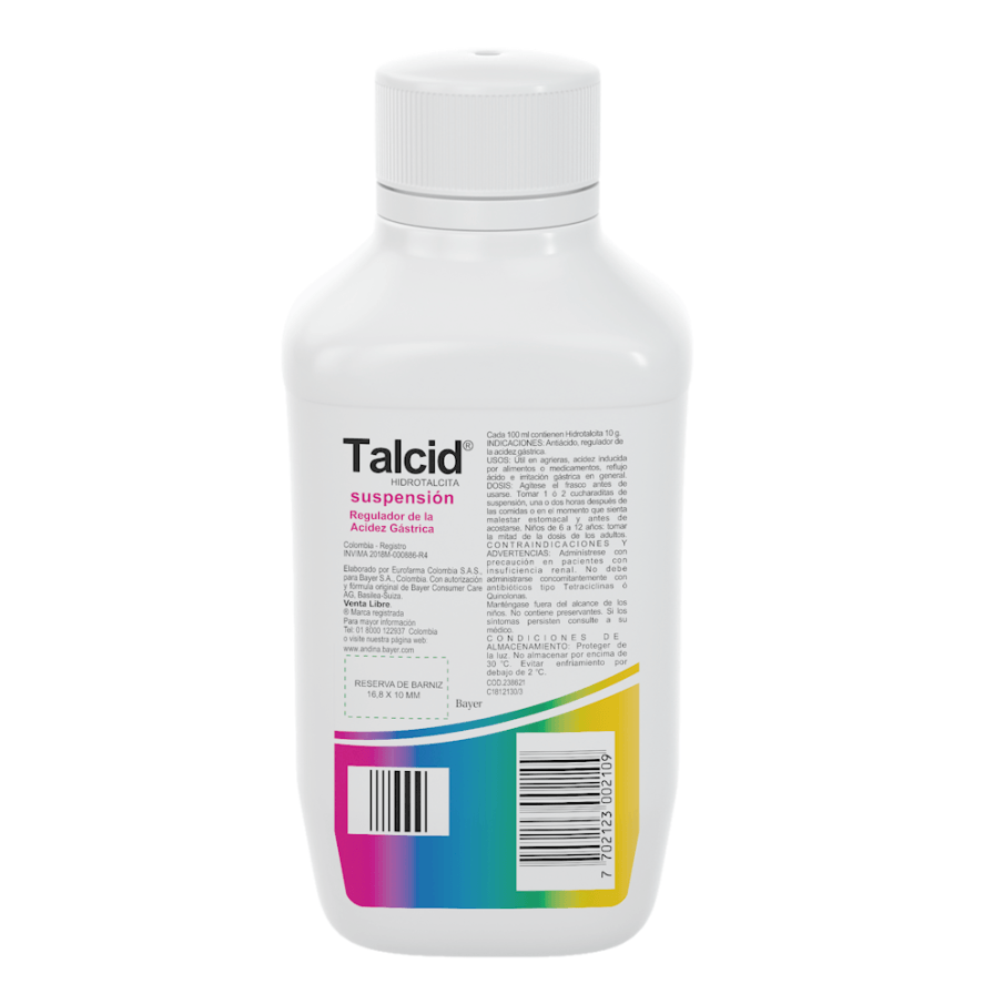 Talcid Suspension Frutas Tropical 150 Ml