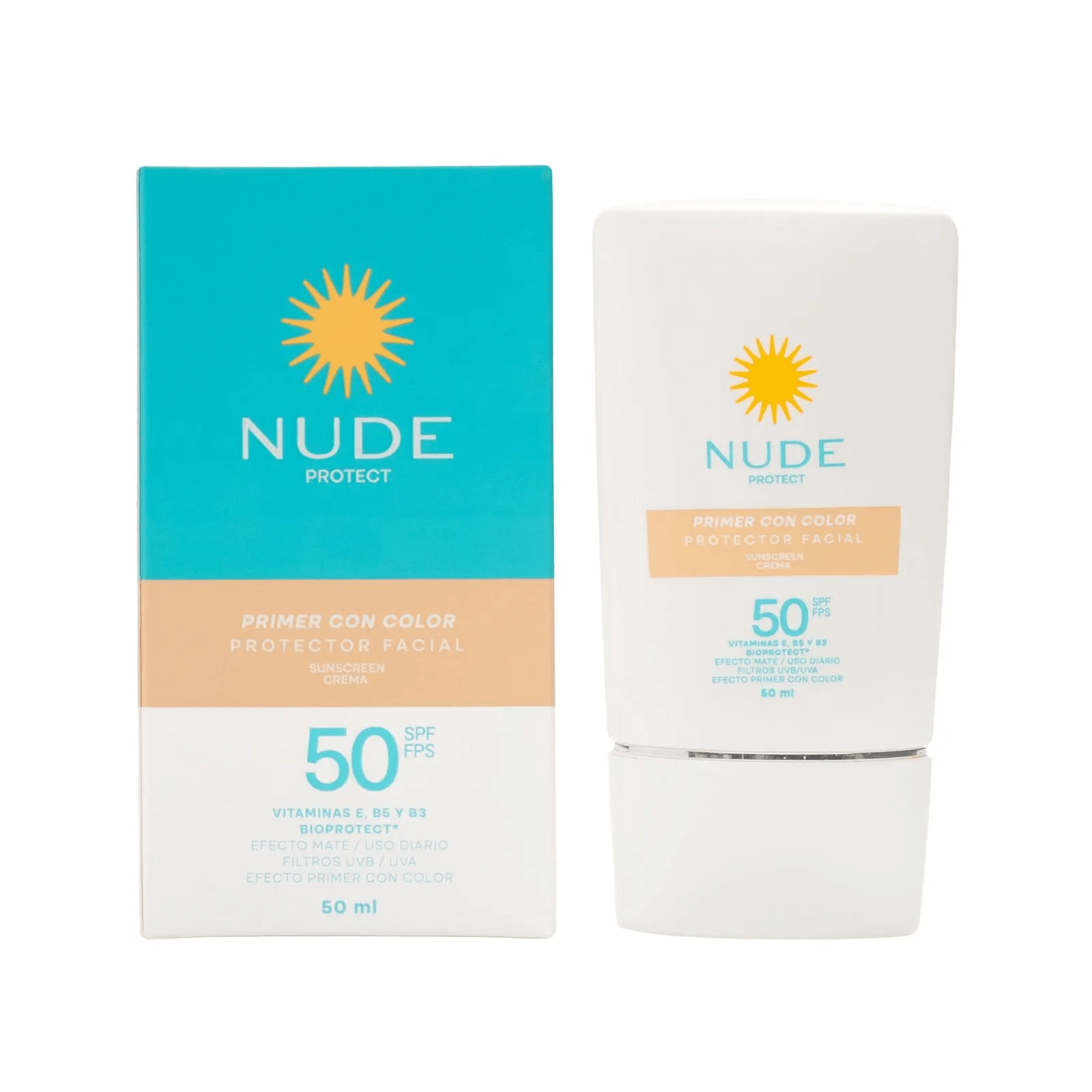 Protector nude facial color bioprotect SPF50 50ML