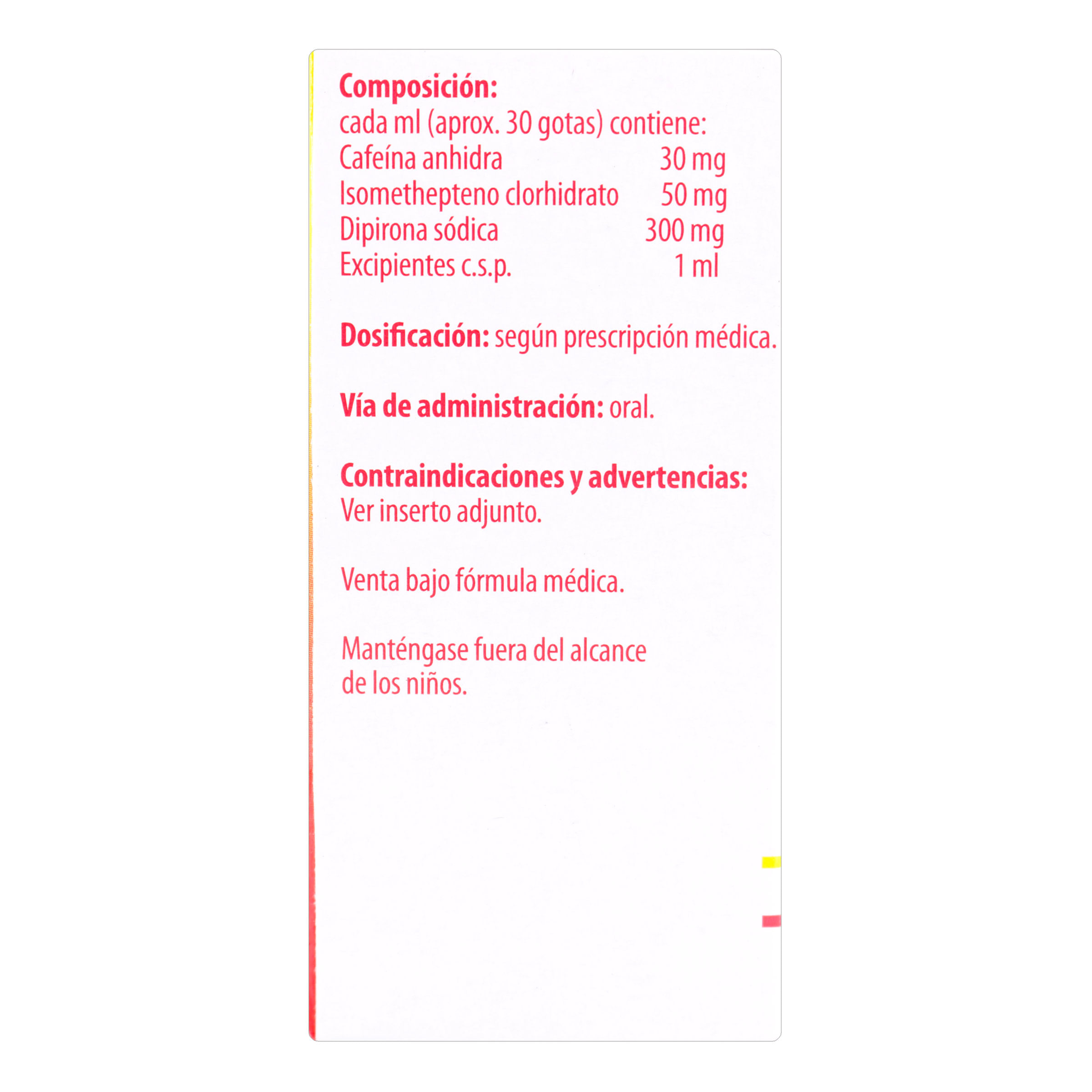 Neosaldina Gotas 30 Ml