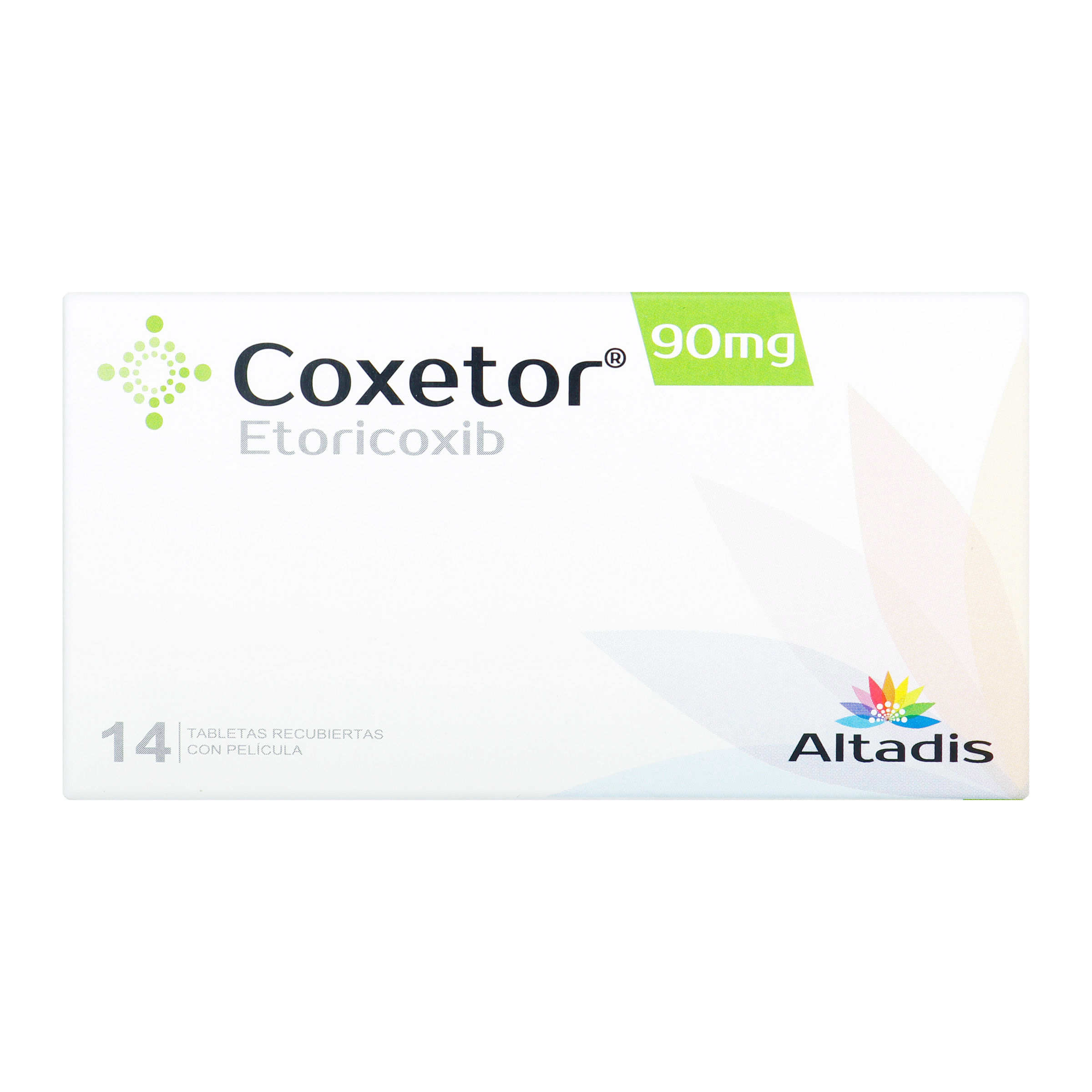 Coxetor 90 Mg 14 Tabletas Recubiertas