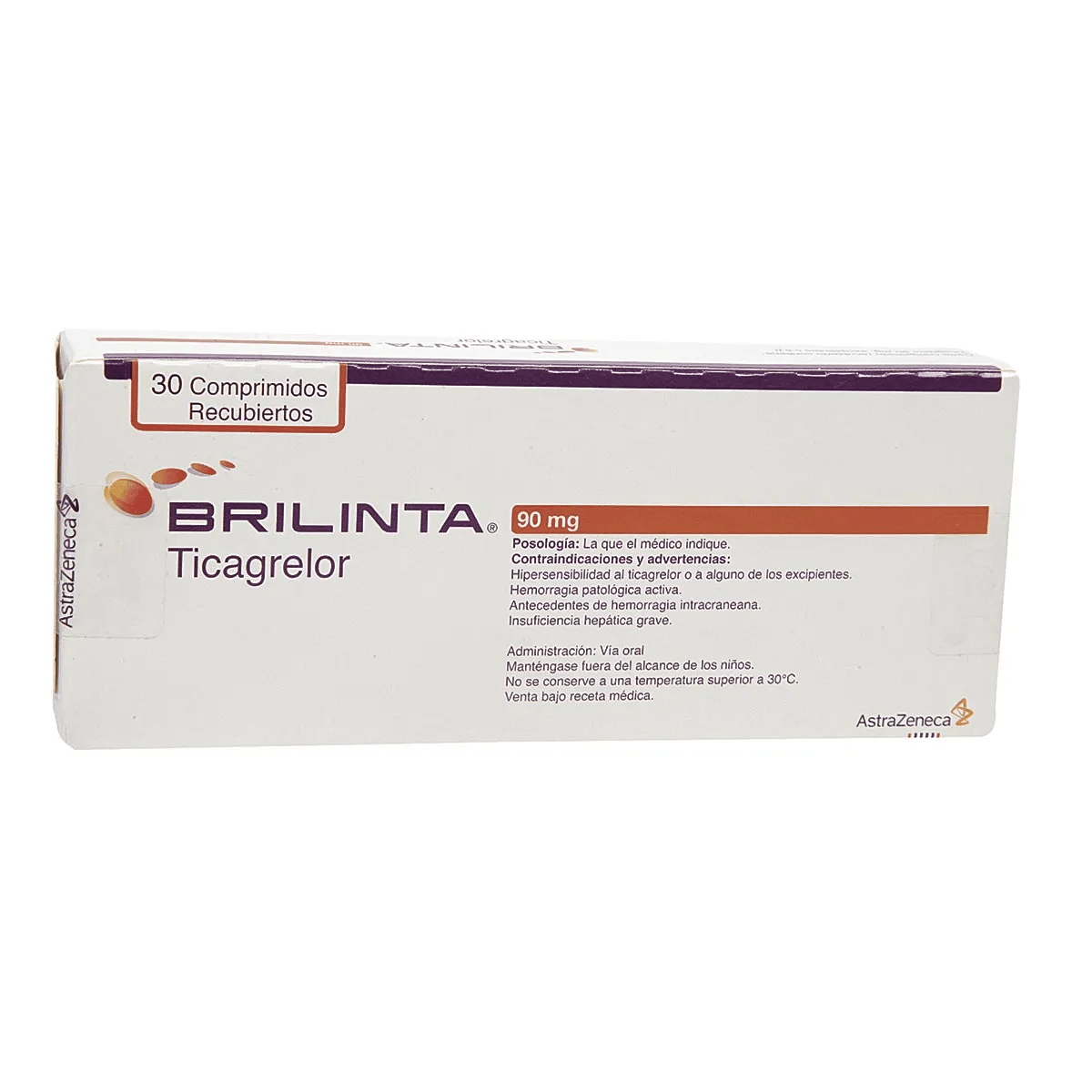 Brilinta 90 Mg 30 Capsulas