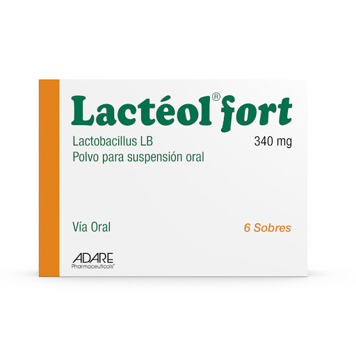 Lacteol Fort 340 Mg 6 Sobres