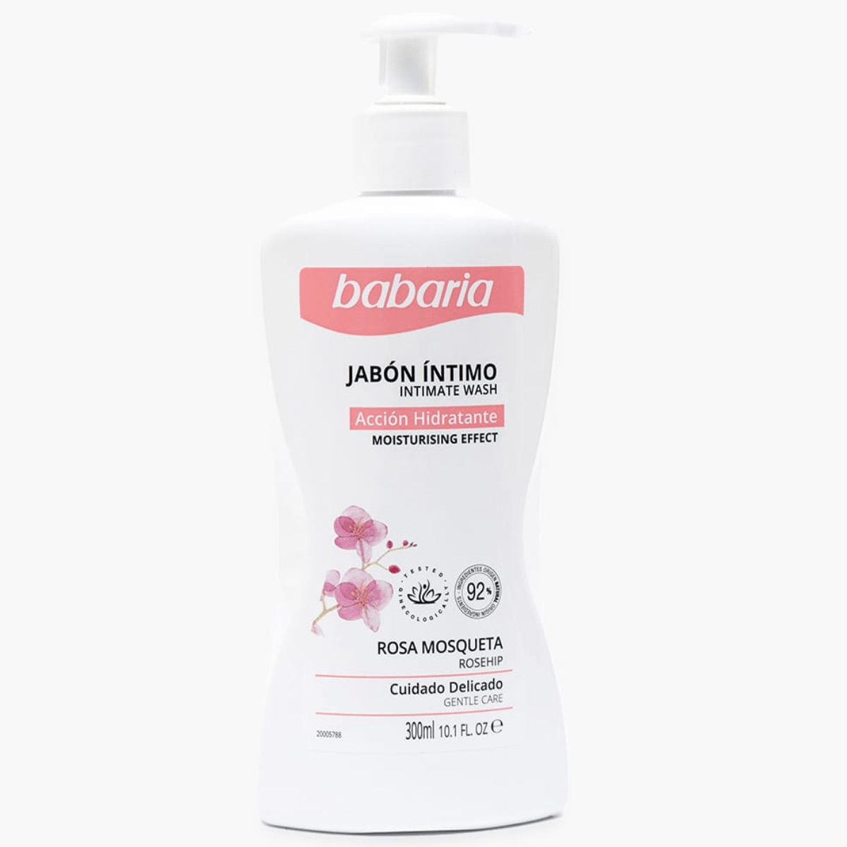 Jabon Intimo Babaria Rosa Mosqueta 300 Ml