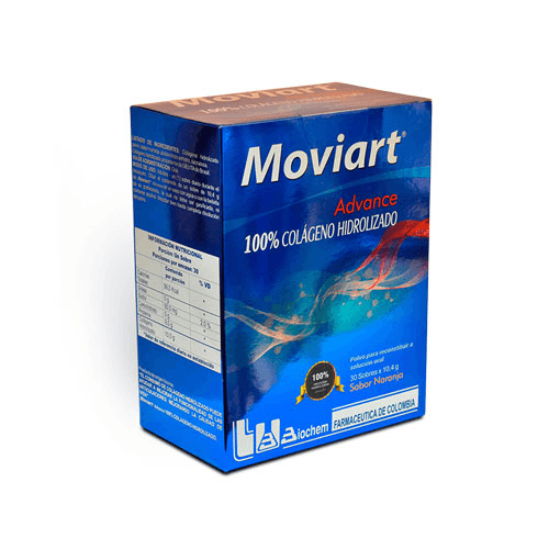 Moviart Advance Colageno 100% Hidrolizado Caja 30 Sobres