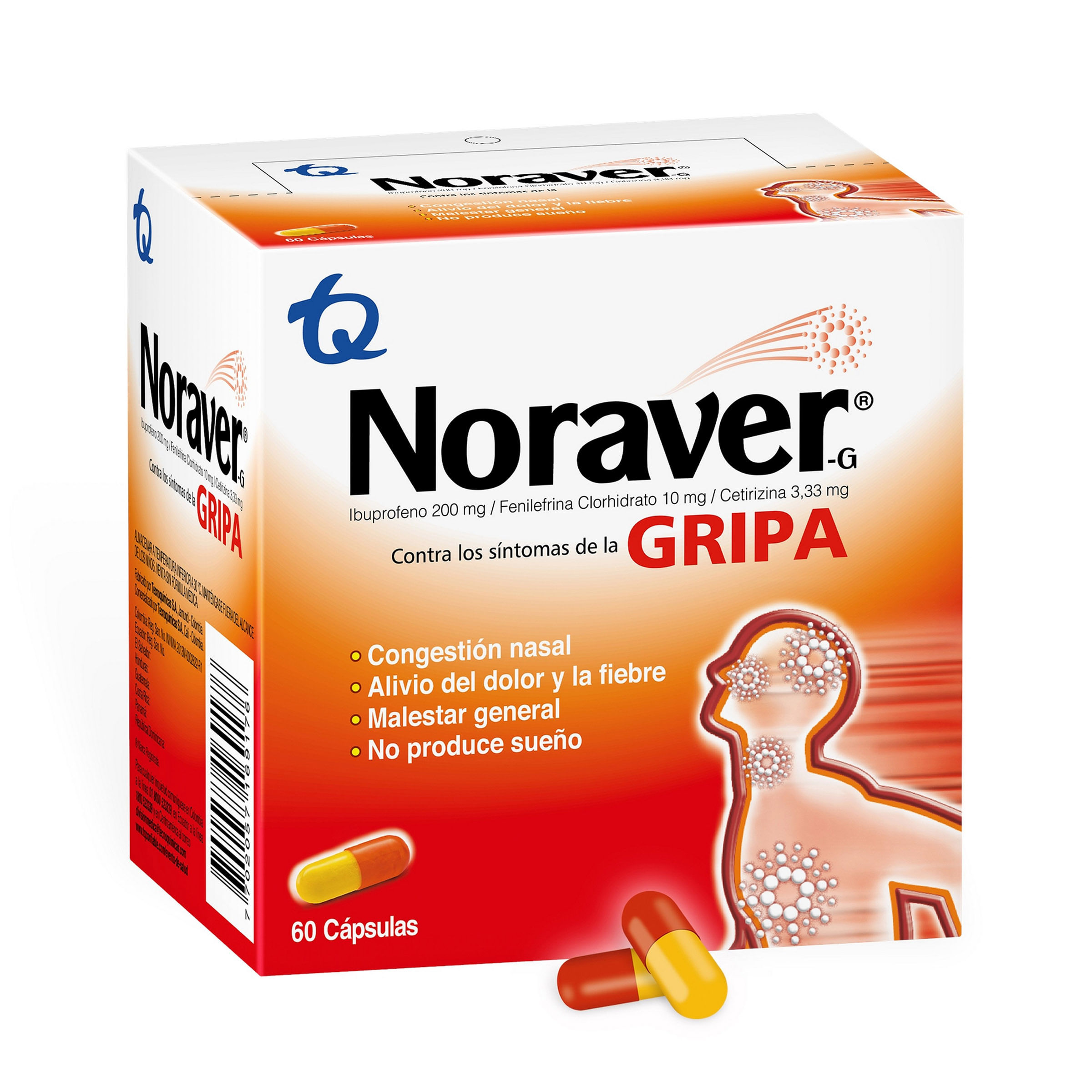 Noraver Contra La Gripa 60 Capsulas
