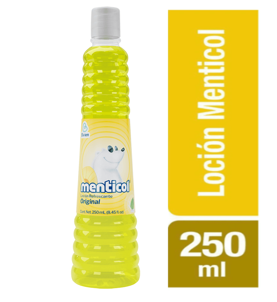 Locion Refrescante Menticol Original Amarillo 250 Ml