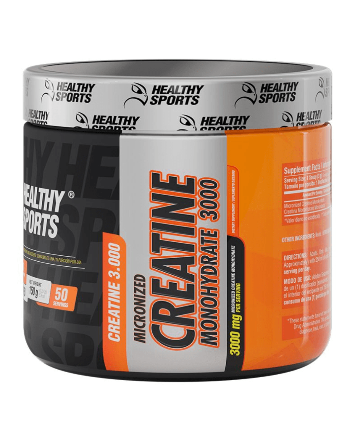 Creatine Mono 150 Gramos 50 Servings